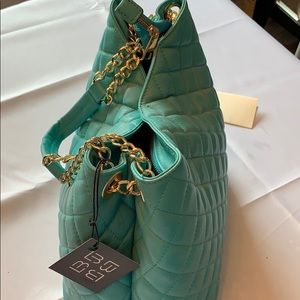 Lucca Baldi | Bags | Lucca Baldi Top Handle Quilted Handbag | Poshmark